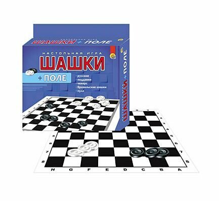 Шашки Рыжий кот Шашки с игровым полем (ИН-0674)