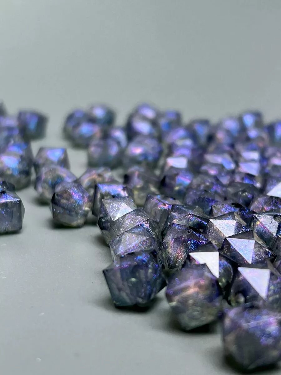 Бусины для плетения сумок 10 мм 500гр