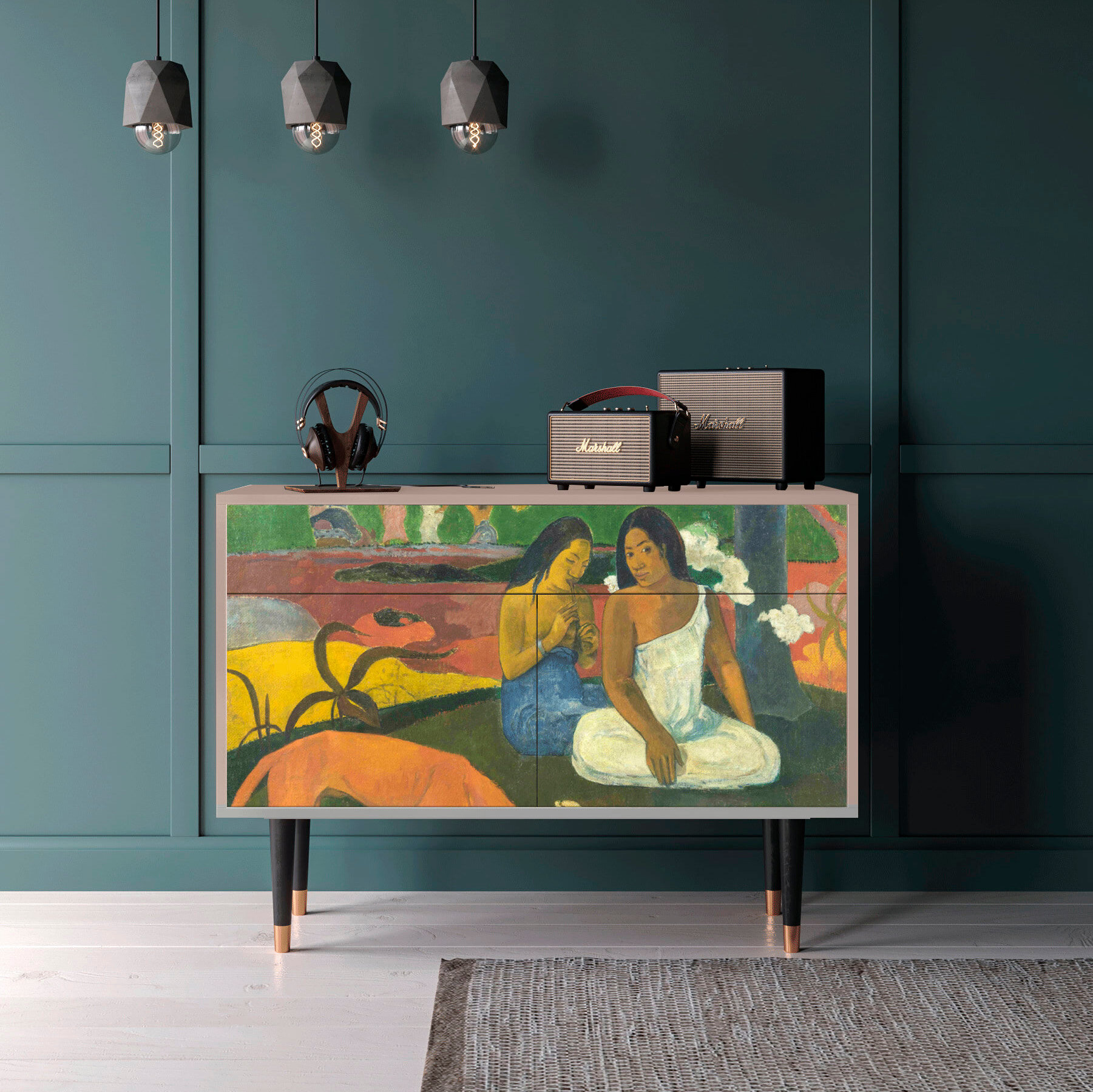 Комод - STORYZ - BS4 Arearea by Paul Gauguin, Размер - 115 x 85 x 48 см, Цвет корпуса - Бежевый
