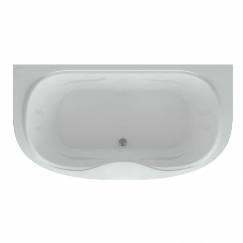 Ванна акриловая Aquatek (Акватек) Мелисса с фронтальным экраном, вклеенный каркас MEL180-0000031 Белый