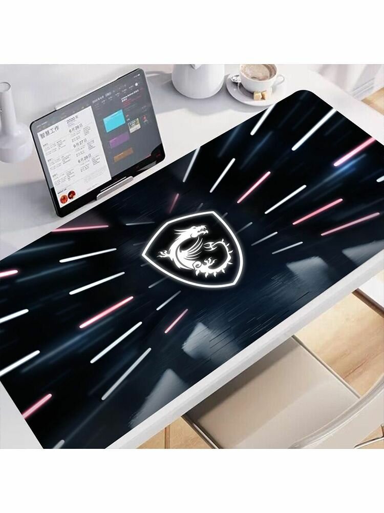 Коврик для мыши MSI, 40х90см, нескользящее основание, прошитые края