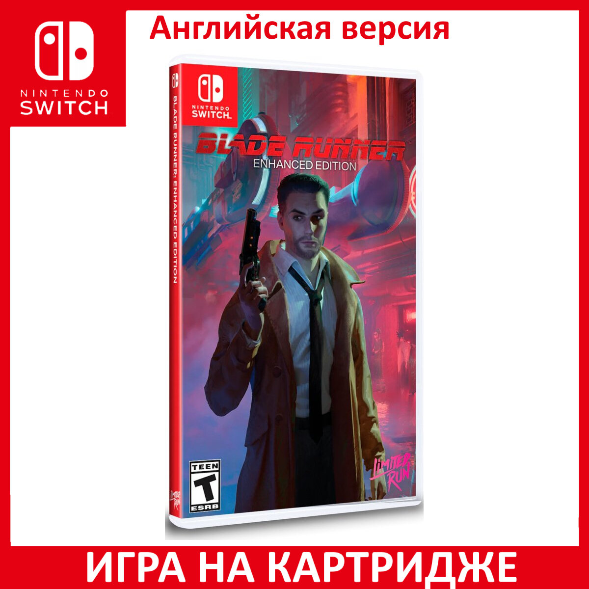 Игра Blade Runner: Enhanced Edition (Limited Run #153)Switch Английский язык Картридж на Nintendo Switch