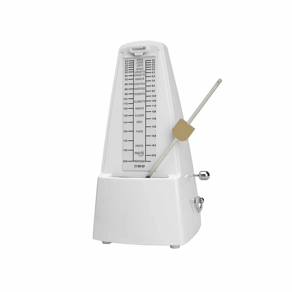 Механический метроном белого цвета, Метроном, Белый, Белый,151594166306 SY