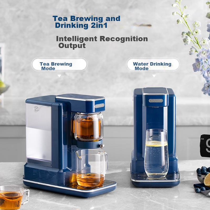 Morphyrichards Electric Kettle Hot Water Dispenser, Home Instant Tea Maker, Tea Infuser, Office Health Pot, Tea Brewing Device, Multifunctional Desktop Water Boiler And Dispenser MR6087 Light Luxury Blue