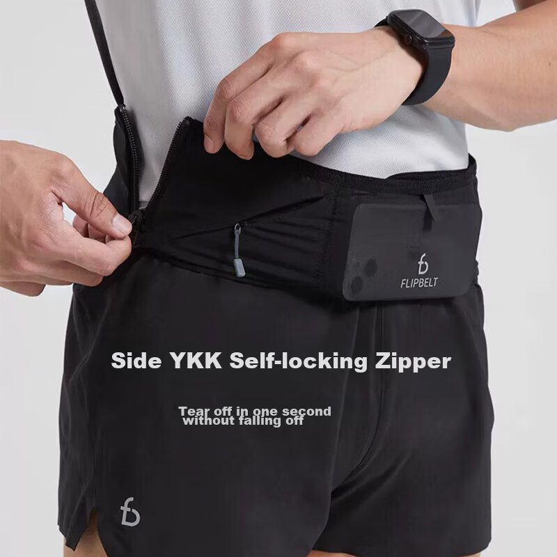 Поясная сумка Flipbelt, Running Waist Pack for Men And Women Sports Waist Pack for H, для активного отдыха, для велоспорта, для бега, унисекс, черная