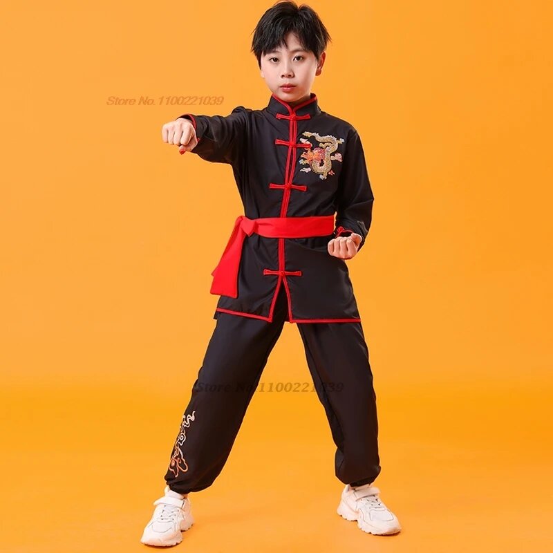 Детский костюм ушу Шаолиньский дракон 150, color1