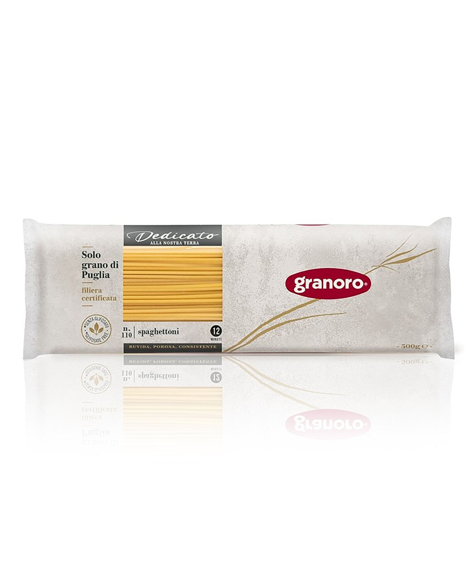 Паста GranOro Dedicato Spaghettoni №110 Спагеттони, Италия, 500 г