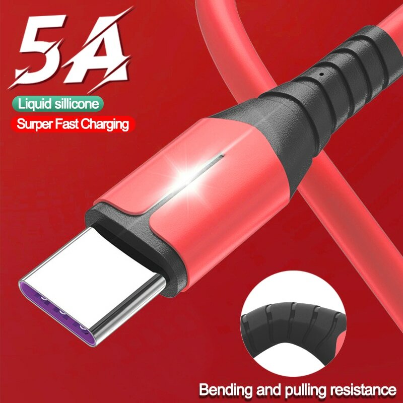 5A USB Type C кабель для быстрой зарядки Micro USB кабель для зарядки телефона Samsung кабель для передачи данных кабель