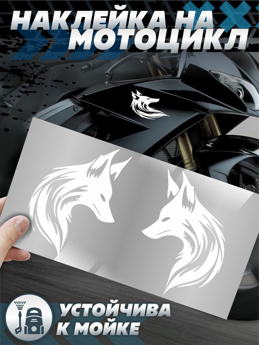 Наклейки на мотоцикл эндуро питбайк Лиса