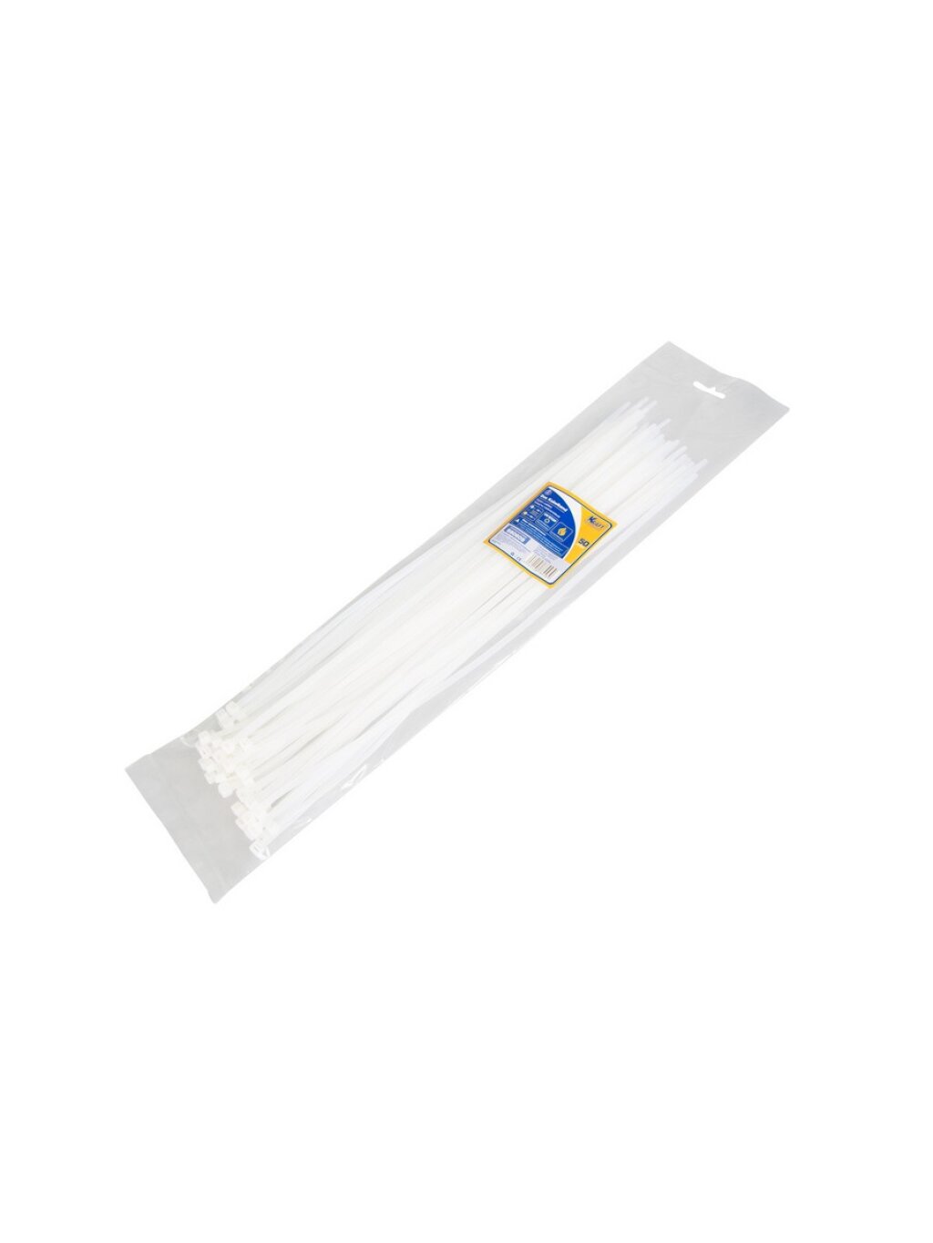 Хомут нейлоновый KRAFT 4.8 х 400 мм белый 50 шт