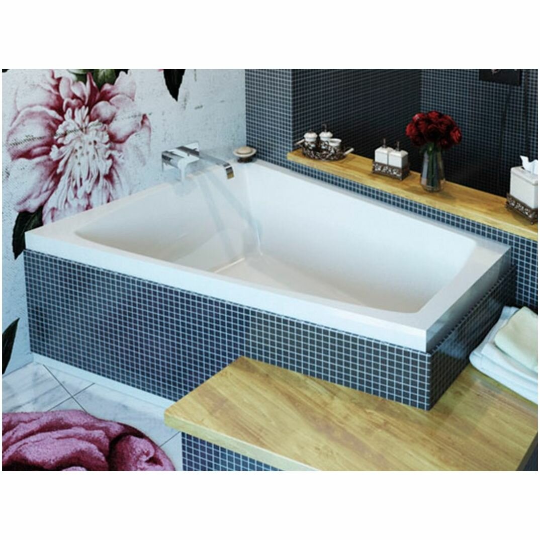 Ванна акриловая Vayer (Вайер) Tessa R 160х100 см Гл000026810