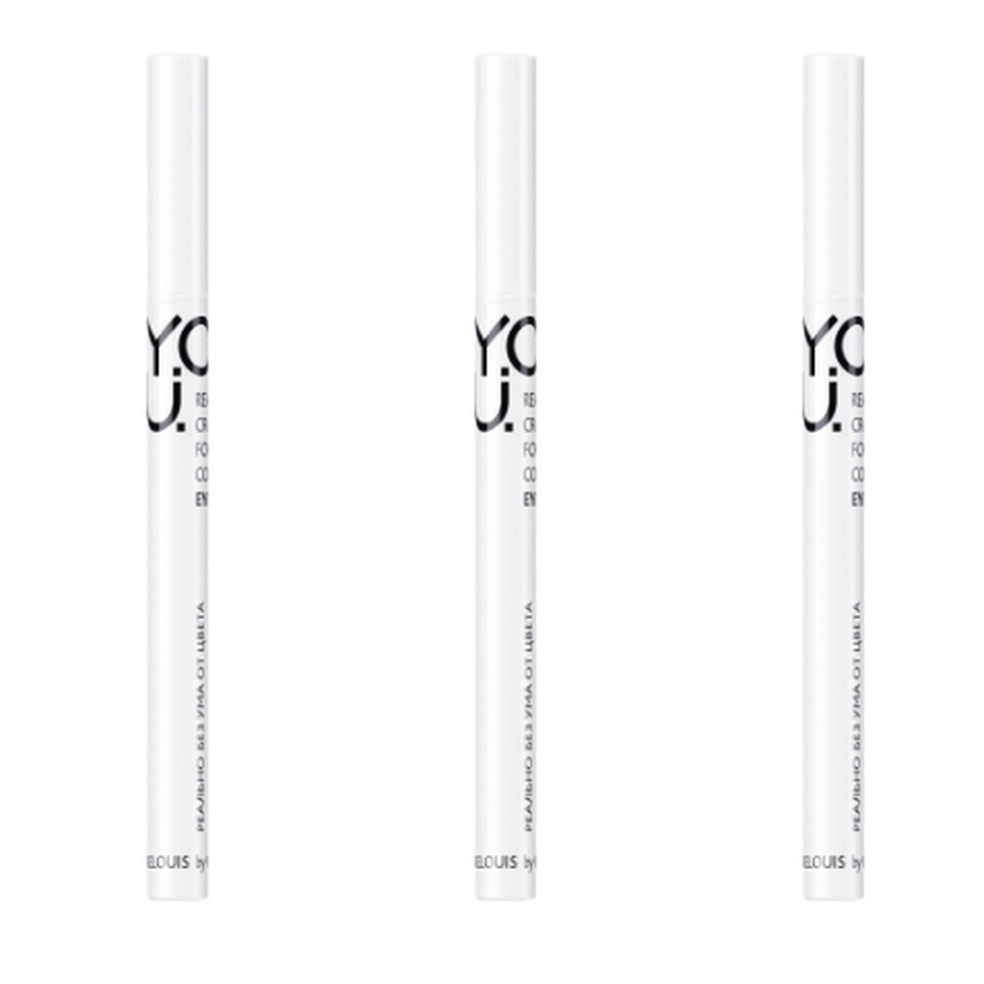 Подводка-фломастер для глаз Relouis, Really Crazy for Color, тон 01 White, 3 г, 3 шт
