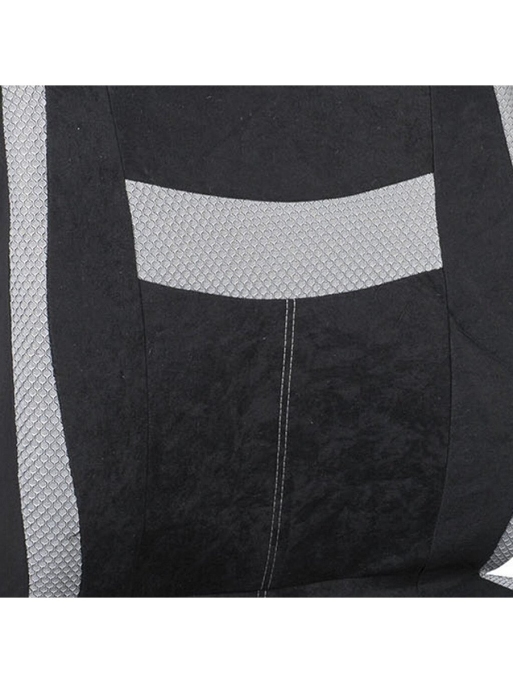 Чехлы автомобильные Skyway Forsage Вельвет черный/серый 9 предметов (арт. S01301150)