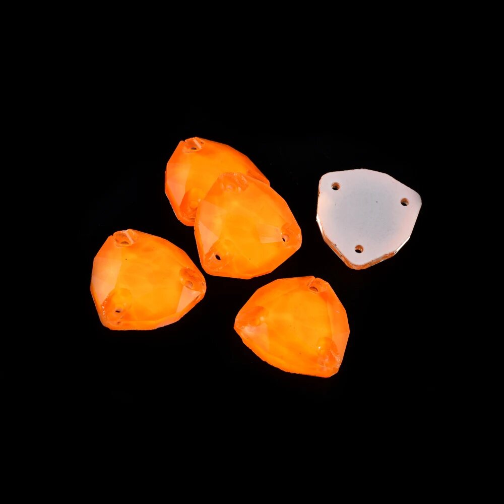 Неоновые стразы Orange Neon для шитья