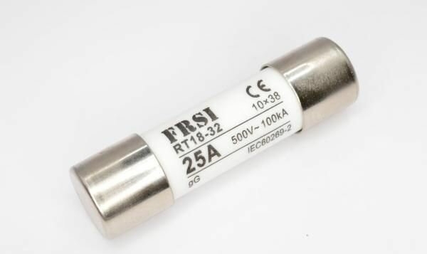 Предохранитель FRZ RT18-32 500V 25A GG gG, 25А, 500В AC, 10x38мм, 1 шт