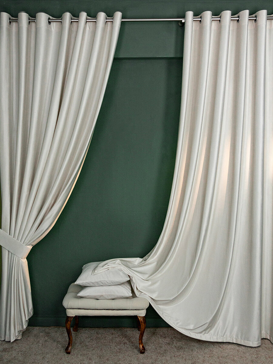 Шторы бархат антикоготь 200х320 (2 шт), Erika Home (Evrika Home)
