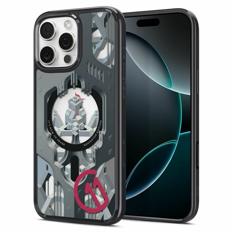 Чехол Spigen на iPhone 16 Pro (ACS09368) c11 Ultra Hybrid T MagSafe / Спиген чехол для Айфон 16 Про Навигатор