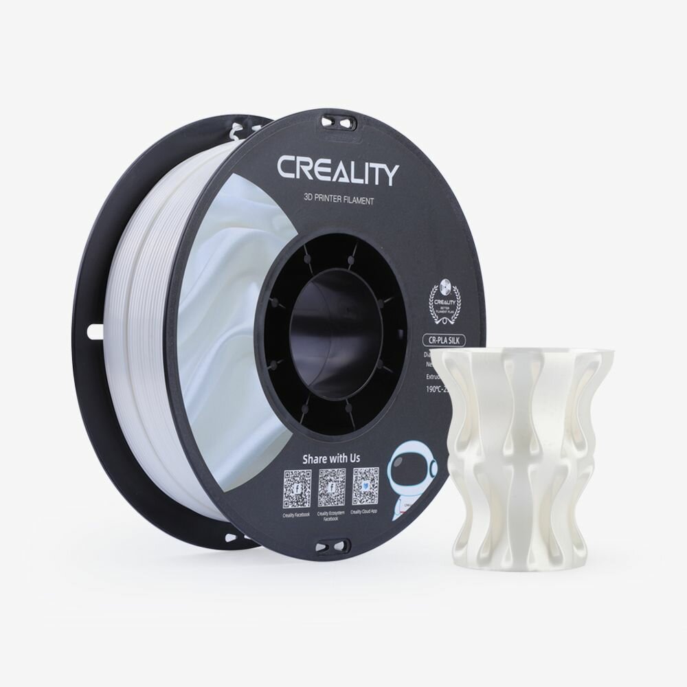 CREALITY 3D Расходные материалы для 3D-печати, Silk расходные материалы для шелка, 1 кг, высокий глянец, текстура шелка, аккуратная проводка, плавная подача 1.75mm