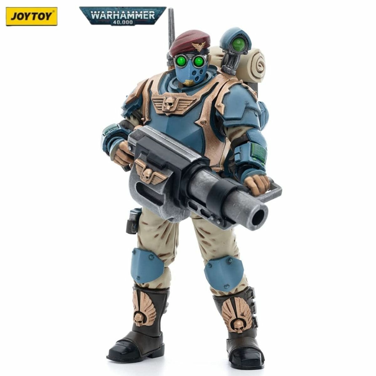 Подвижная фигурка JOYTOY Warhammer 40000 Astra Militarum Tempestus Scions Command Squad 55th Kappic Eagles Grenadier BRW0528-C
