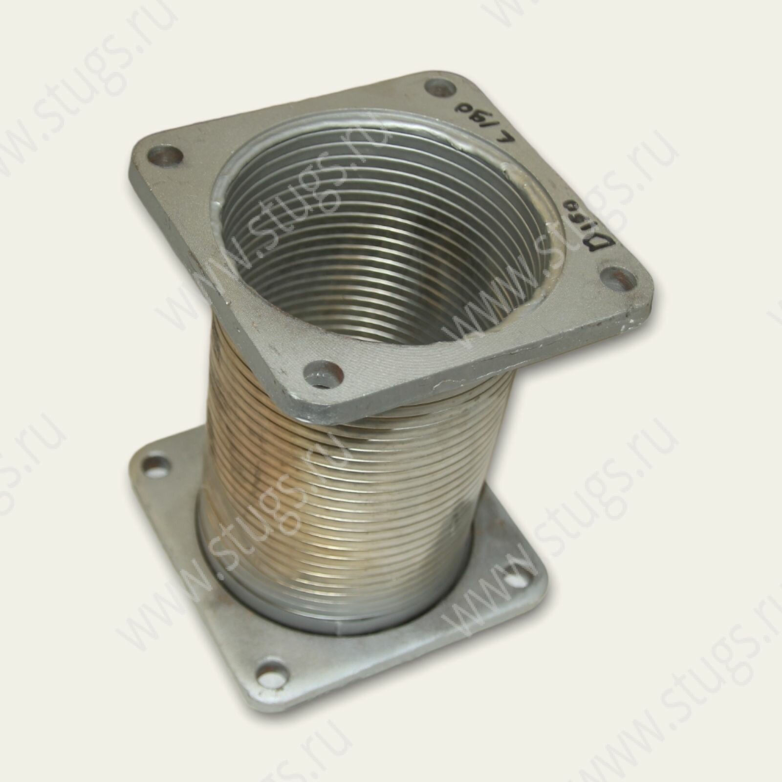 Гофра от глушителя к подогреву кузова фланец-фланец SHACMAN X3000