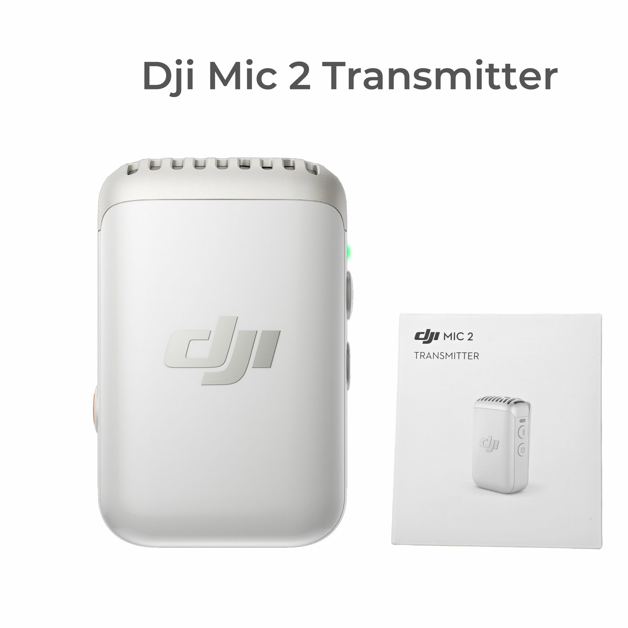 DJI Микрофон для мобильного устройства Mic 2 Transmitter ANC, белый