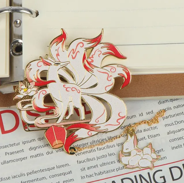 Металлическая Кумихо закладка для книг