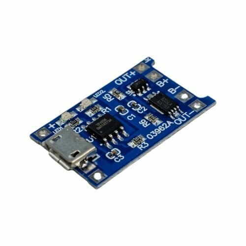 Модуль заряда АКБ TP4056 Micro USB (5V 1A)