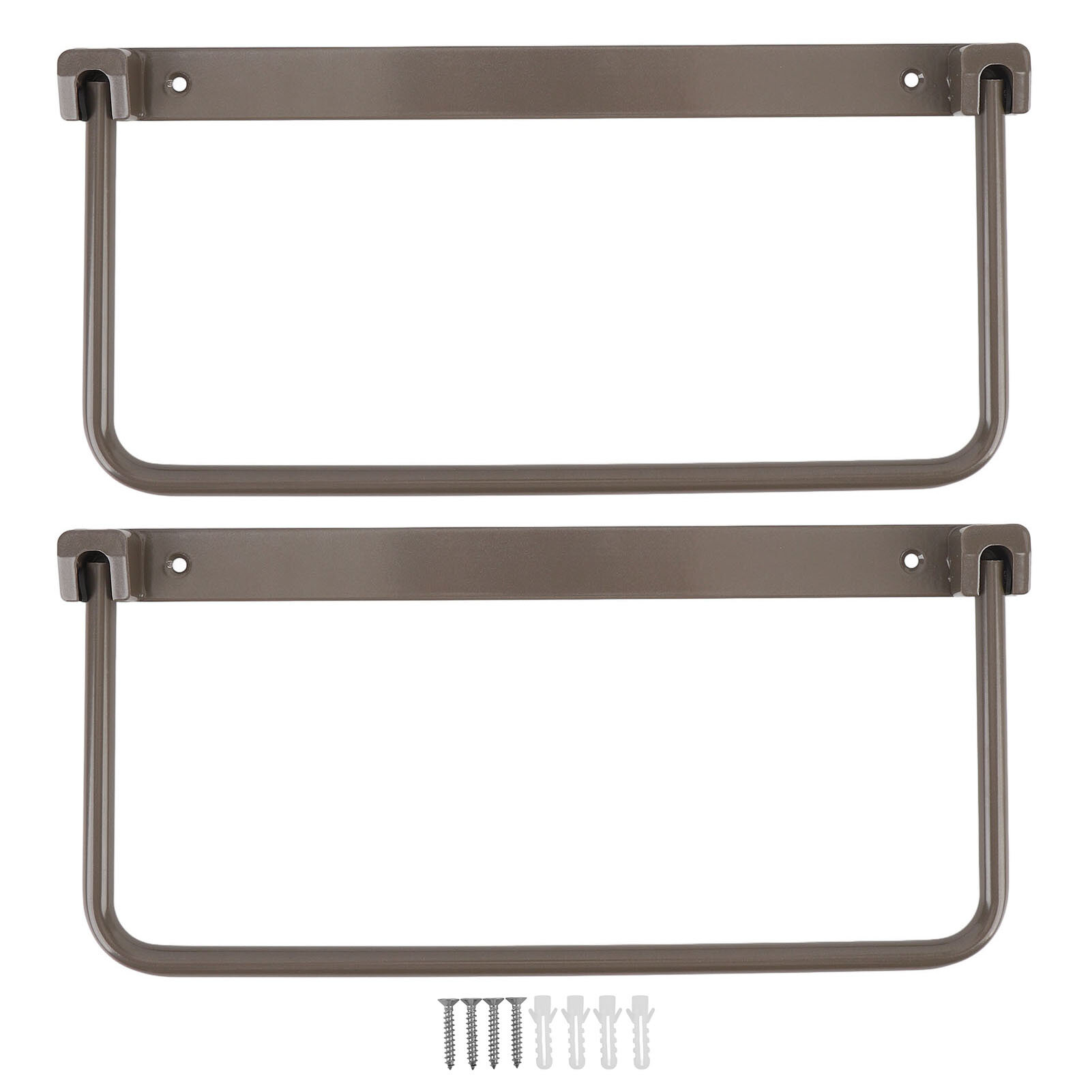 Складная настенная полка для обуви из алюминиевого сплава, экономящая место, подвесная полка для хранения обуви для кемпера, коричневый цвет