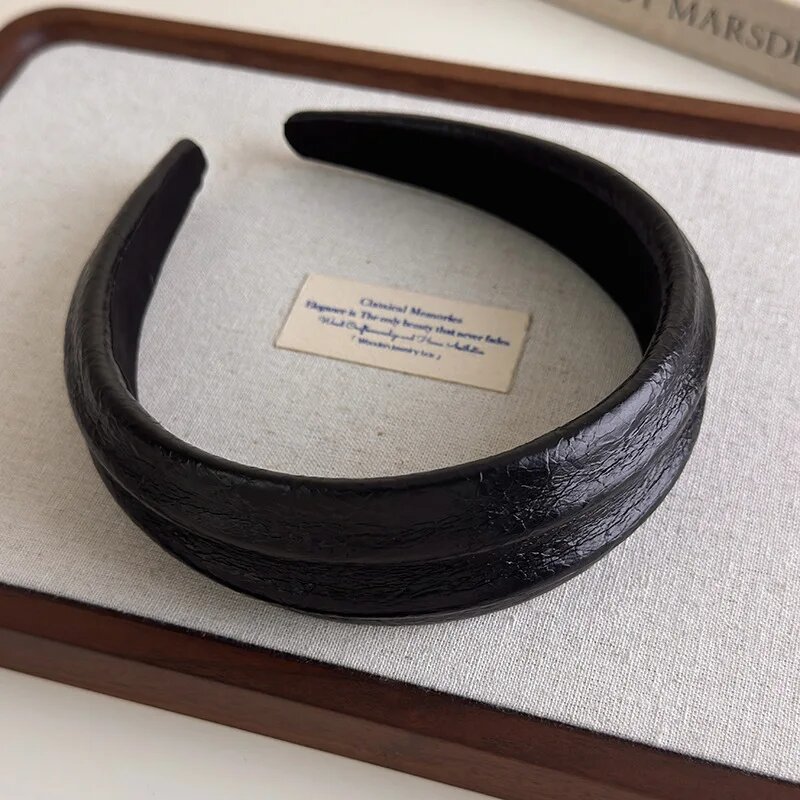 Искусственная кожаная повязка на голову UXSL для женщин D