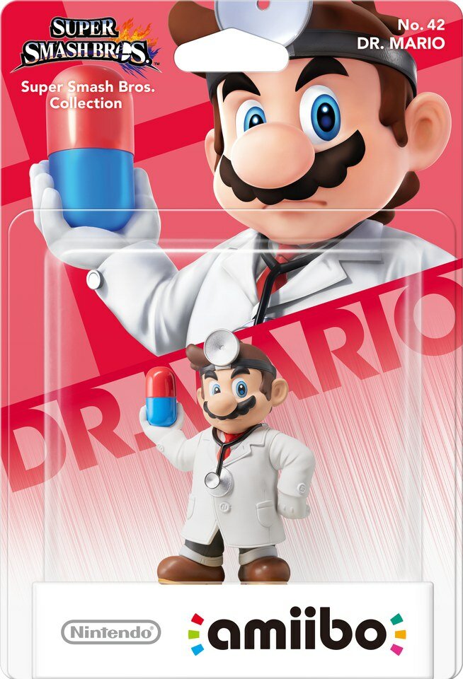 Amiibo. Фигурка Доктор Марио / Dr. Mario (Super Smash Bros. Collection)