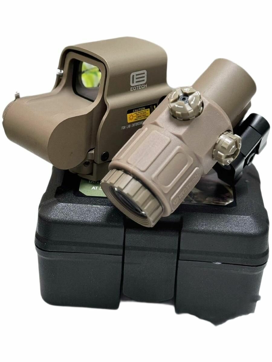 Прицел коллиматорный EOTech 558 Red Green Point + MAGNIFIER G33 - 3X (black)