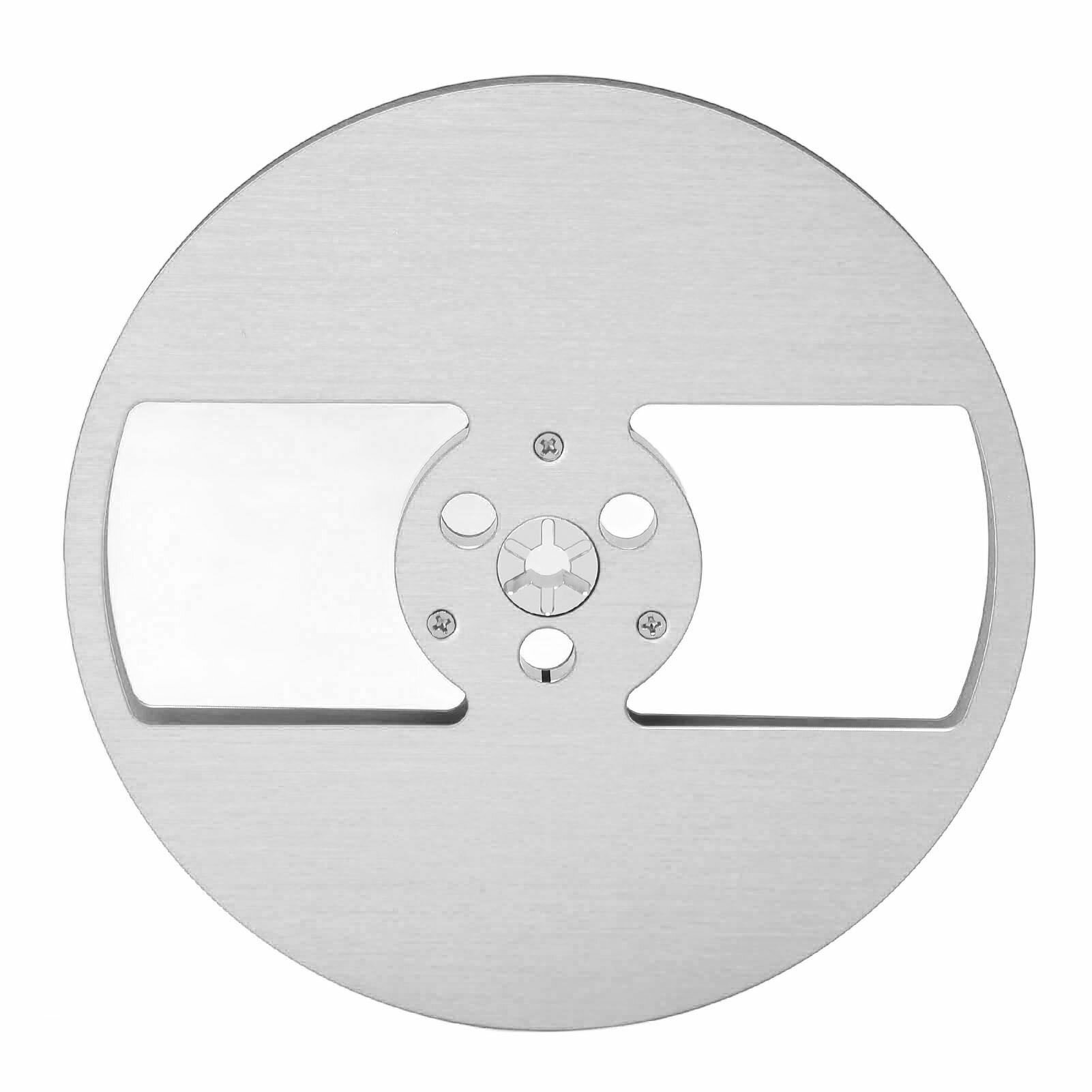7" алюминиевая катушка для ленты с 2 отверстиями (серебро)