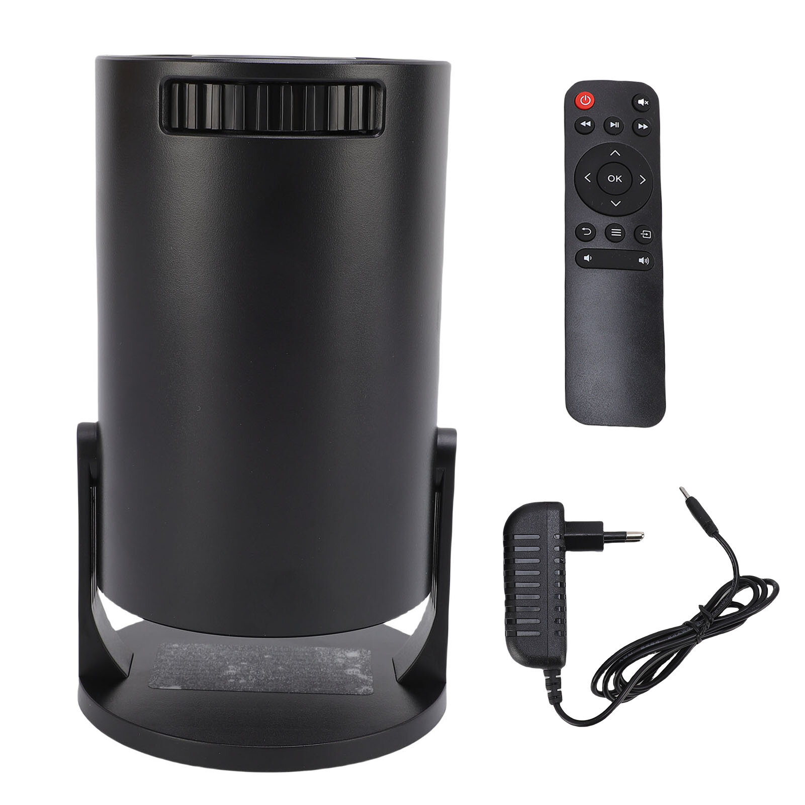 1080p Wi -Fi Projector 270 градусов Регулируемый 8000lm Led Movie Projector для домашнего кинотеатра игровых вечеринок Black Eu Plugure