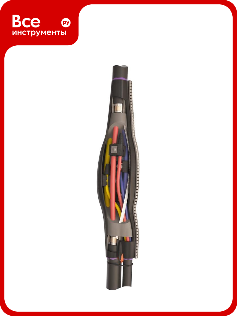 Муфта кабельная ответвительная КВТ 5ПТО-1-35/95-4/35 101914, черный, 1 кВ