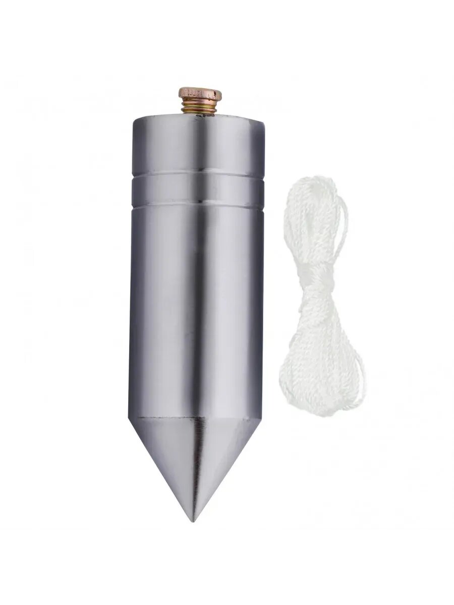 Отвес цилиндрический, 600 г, шнур 5 м Matrix 84893