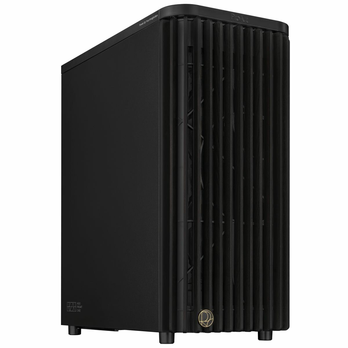 Корпус для ПК ASUS PROART PA401 WOOD METAL PWM BLACK, Middle Tower, ATX, Черный (90DC00M0-B39010)