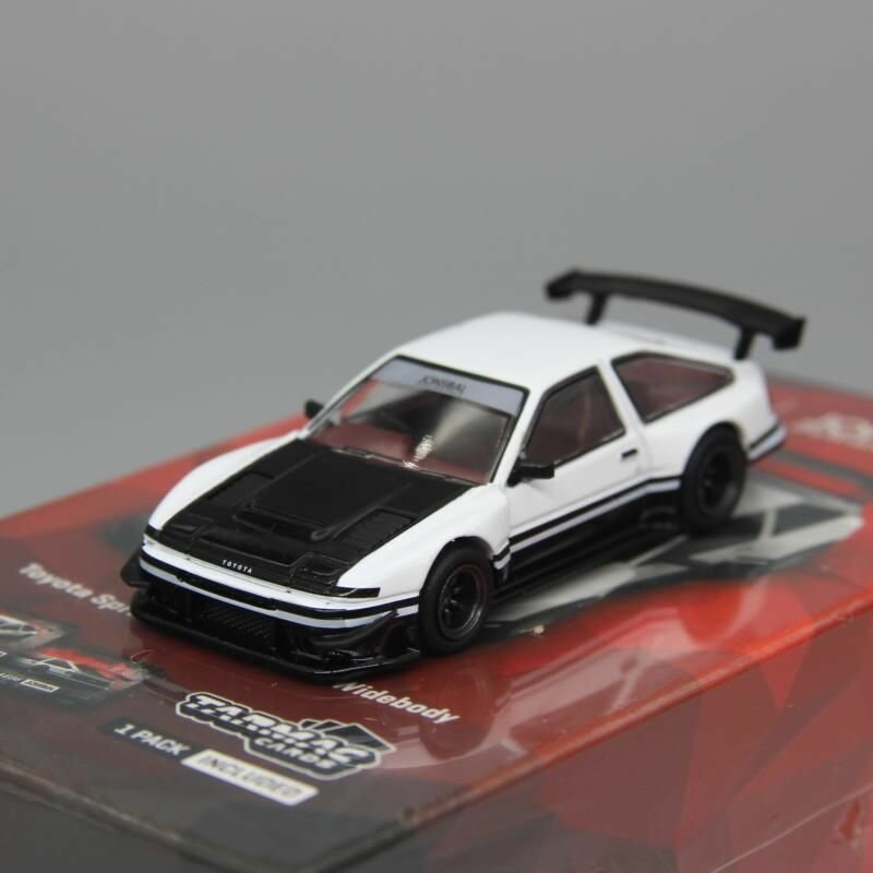 Машинка Tarmac Works 1/64 Toyota Sprinter Trueno AE86 Widebody by Jon Sibal T64G-060-WB Die-cast Alloy Car Model Collection Display Gift