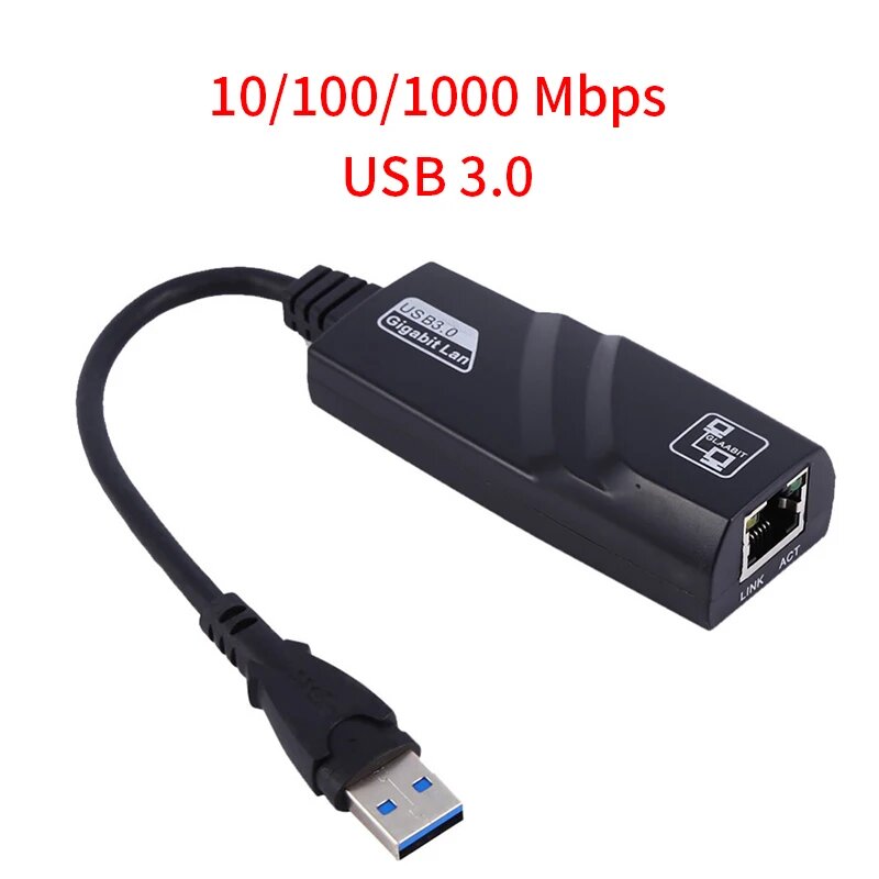 MOONBIFFY проводной сетевой адаптер USB 3.0 Gigabit Ethernet