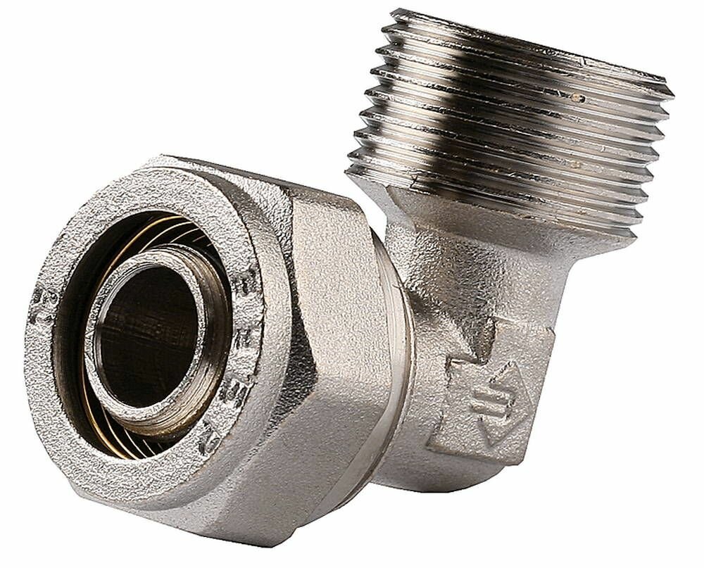 Цанга-штуцер ЗУБР, 1/2"x16x2.0мм, уголок, резьба 2.0 51409-16-1/2