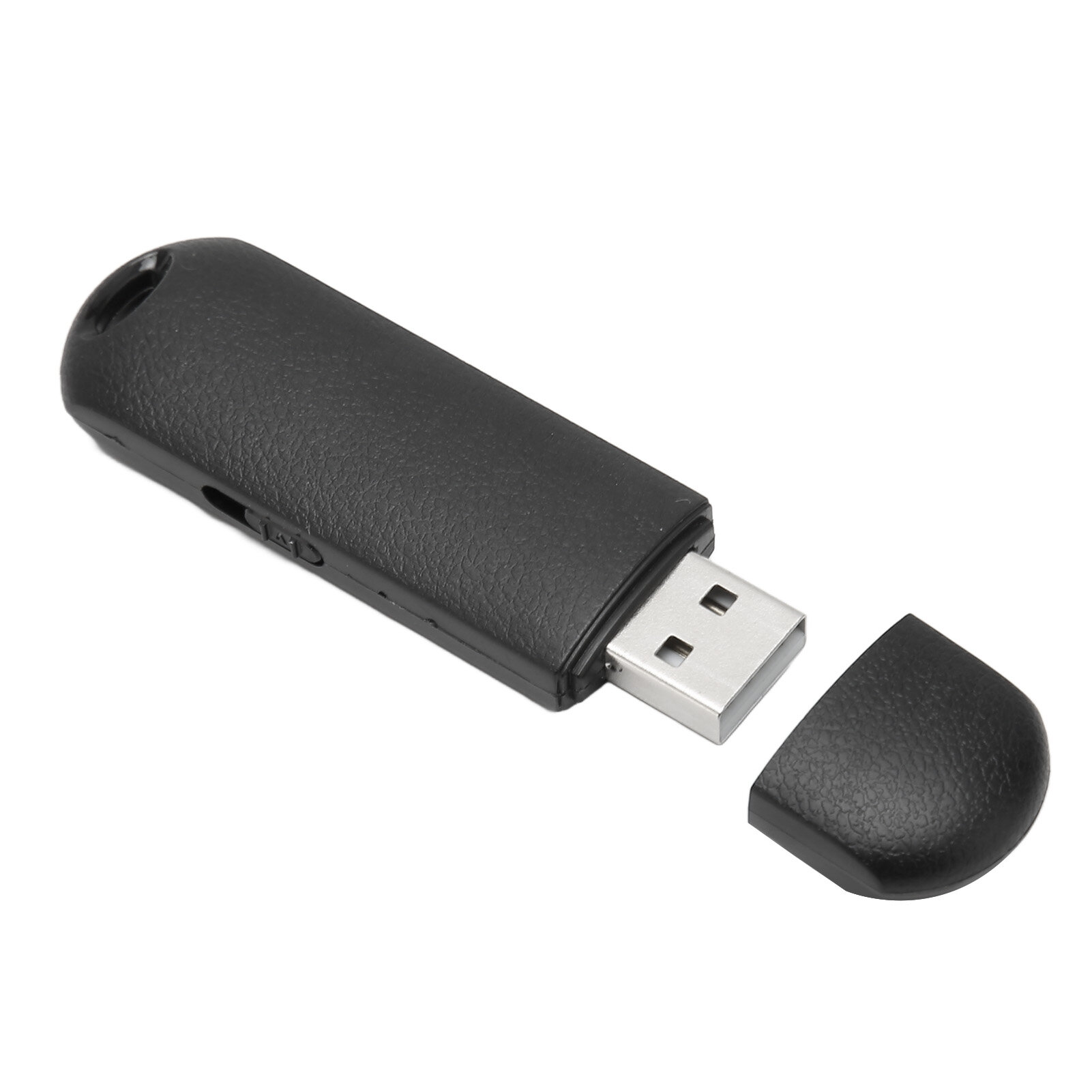 USB-рекордер HD с шумоподавлением, голосовая активация, безопасная запись одной кнопкой, мини-рекордер для лекций, нейтральный английский, черный, 8 ГБ