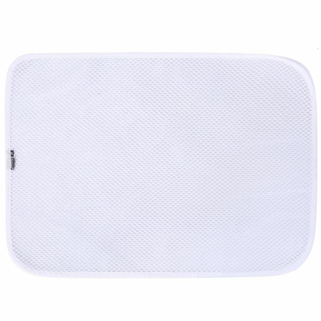 Коврик для вытирания лап домашних животных для кошачьего туалета белый M