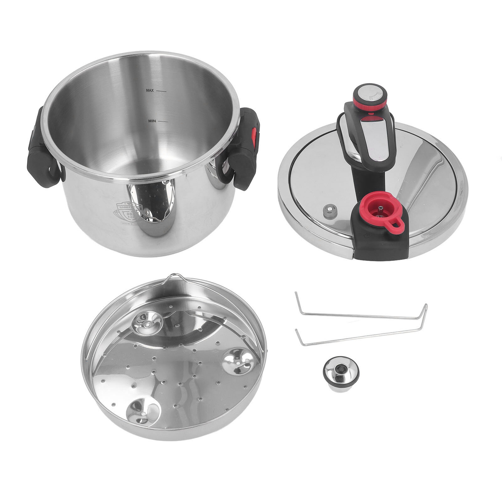 Электрическая скороварка 6л из нержавеющей стали 304 2 режима кастрюля многофункциональный скороварка горшок для быстрого приготовления дома