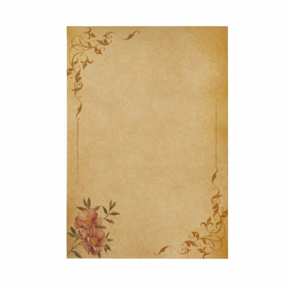 Крафт-бумага 8 листов разного дизайна, цветная задняя/передняя часть для печати и письма