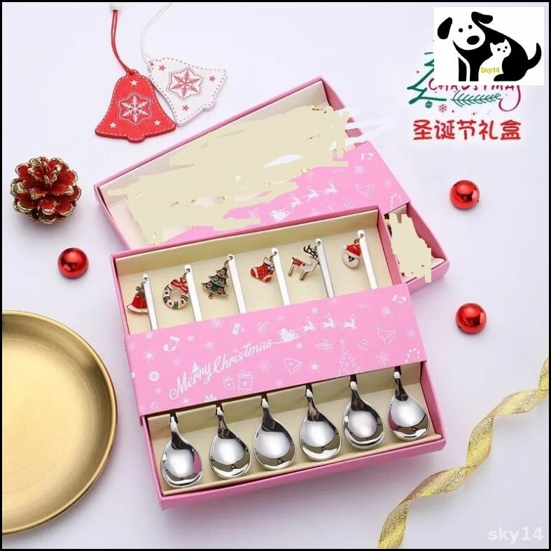 Эксклюзивный подарочный набор кофейных и десертных ложек для новогоднего торжества