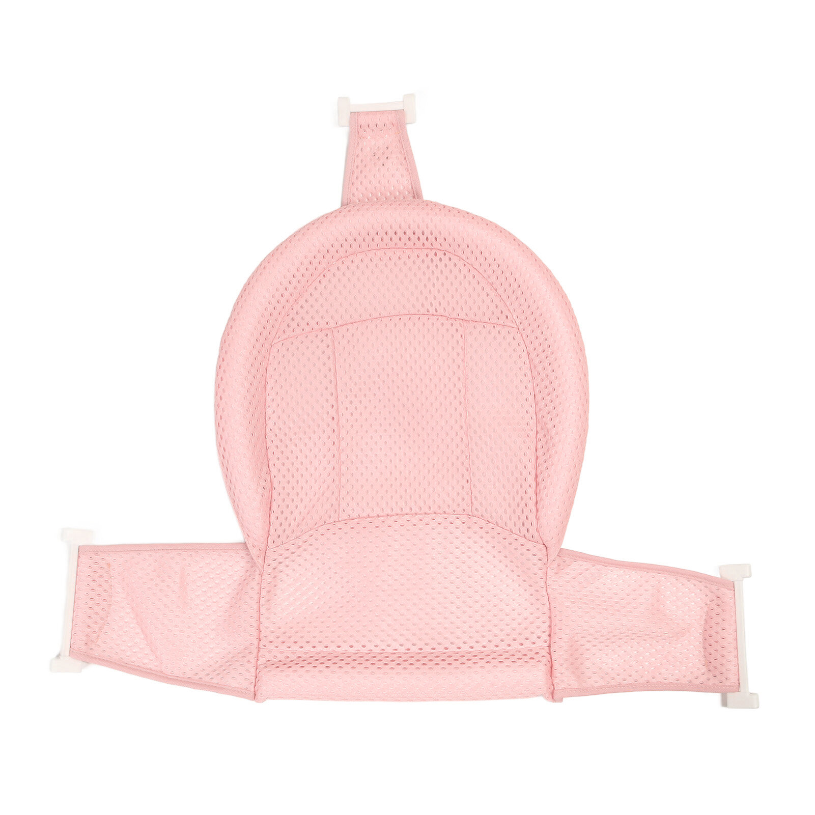 Сетчатая подставка для детской ванны, поддерживающая сиденье, коврик для душа, утолщенная мягкая сетка для купания младенца и новорожденного, розовый цвет.