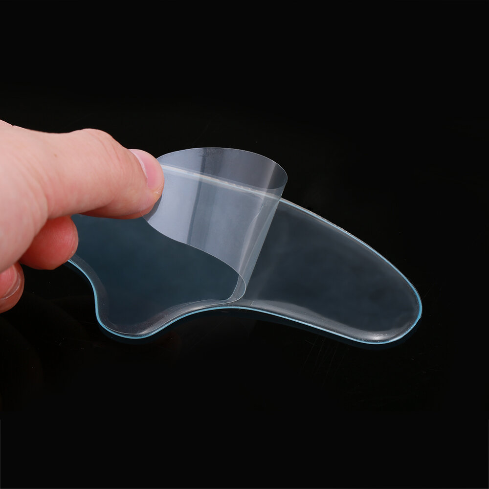 Набор патчей для ухода за кожей лица из силикона: патчи для лба и морщинок вокруг рта, сглаживающие патчи для лечения и удаления морщинок и мелких линий, прозрачный цвет, 2 штуки, размер лица 10.9*6.7 см, размер лба 14.5*6.0 см