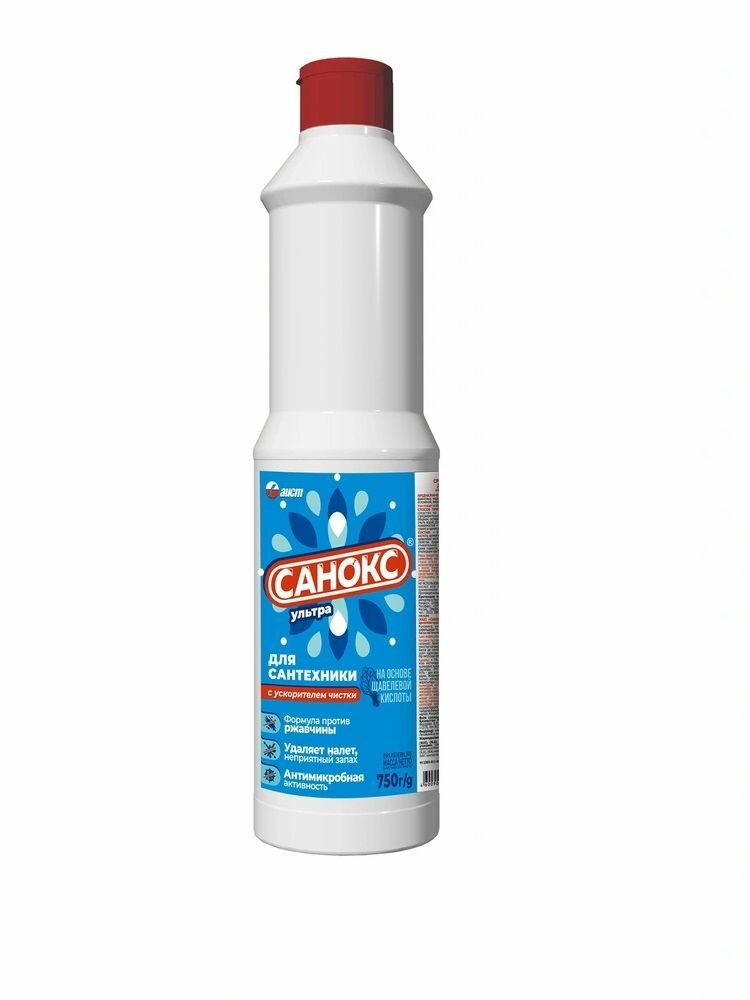 Чистящее средство Санокс Ультра, для сантехники, 750 г