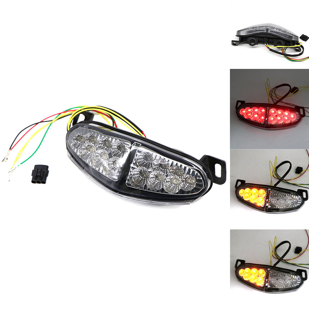 Интегрированный светодиодный задний фонарь, совместимый с Kawasaki Er-6N Er-6F Er-4N Ninja 650R/400R