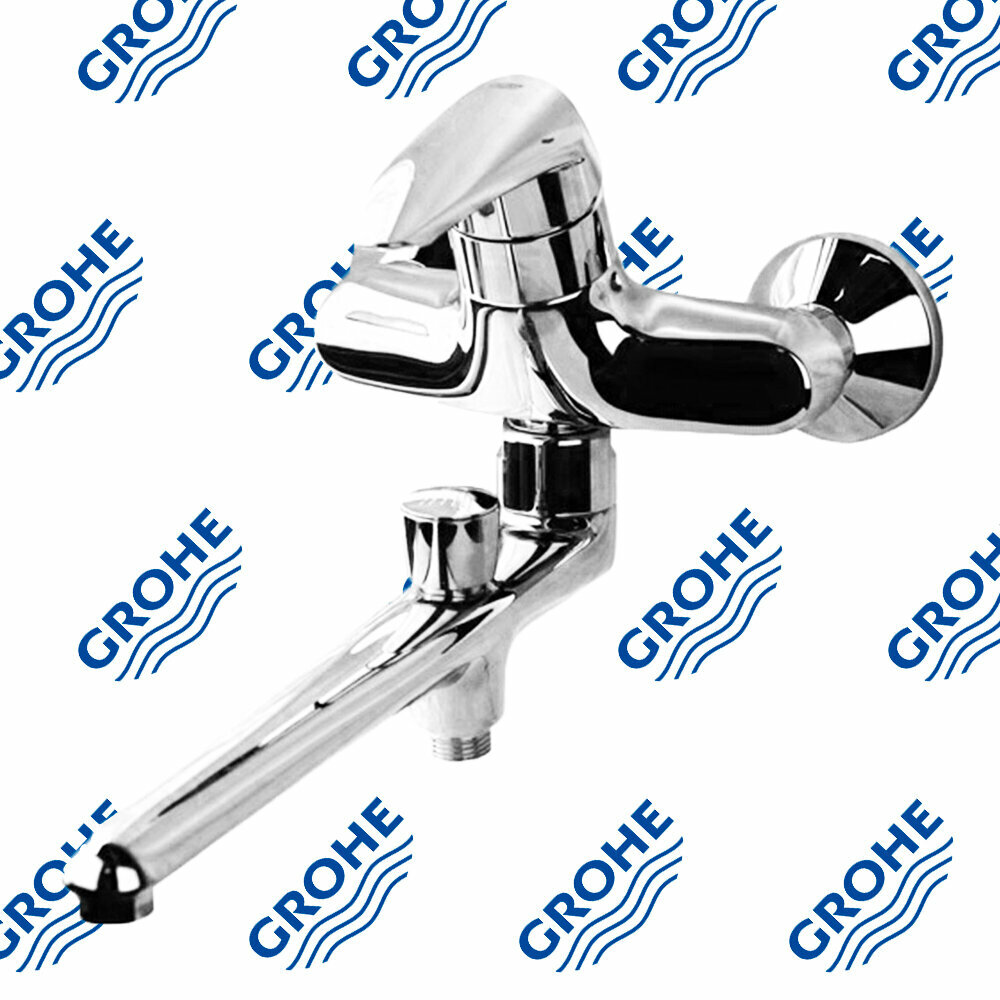 Смеситель для ванны Grohe Eurodisc 33125001, латунный, поворотный