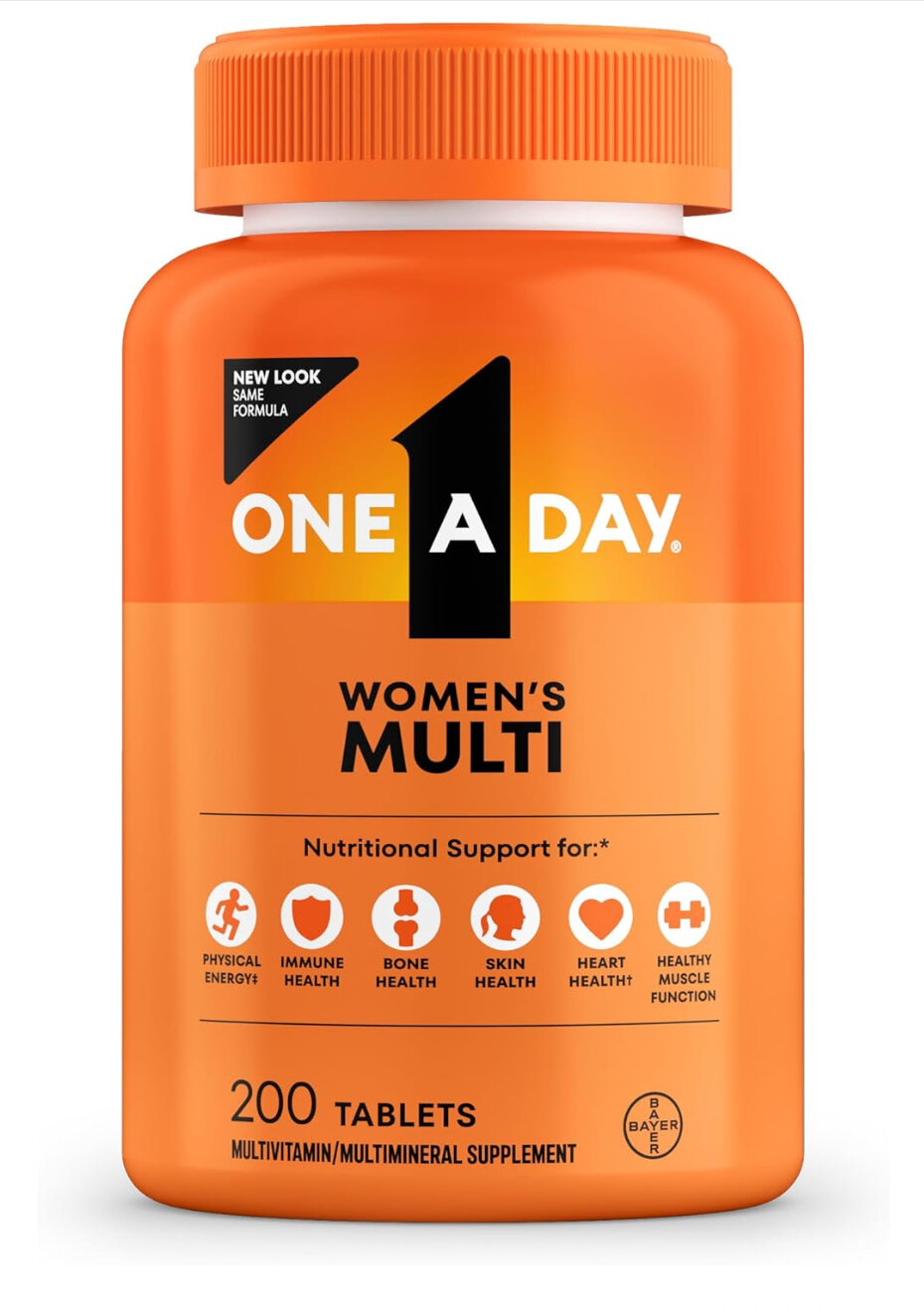 Витаминно-минеральный комплекс One A Day формула для женщин, 200 шт.